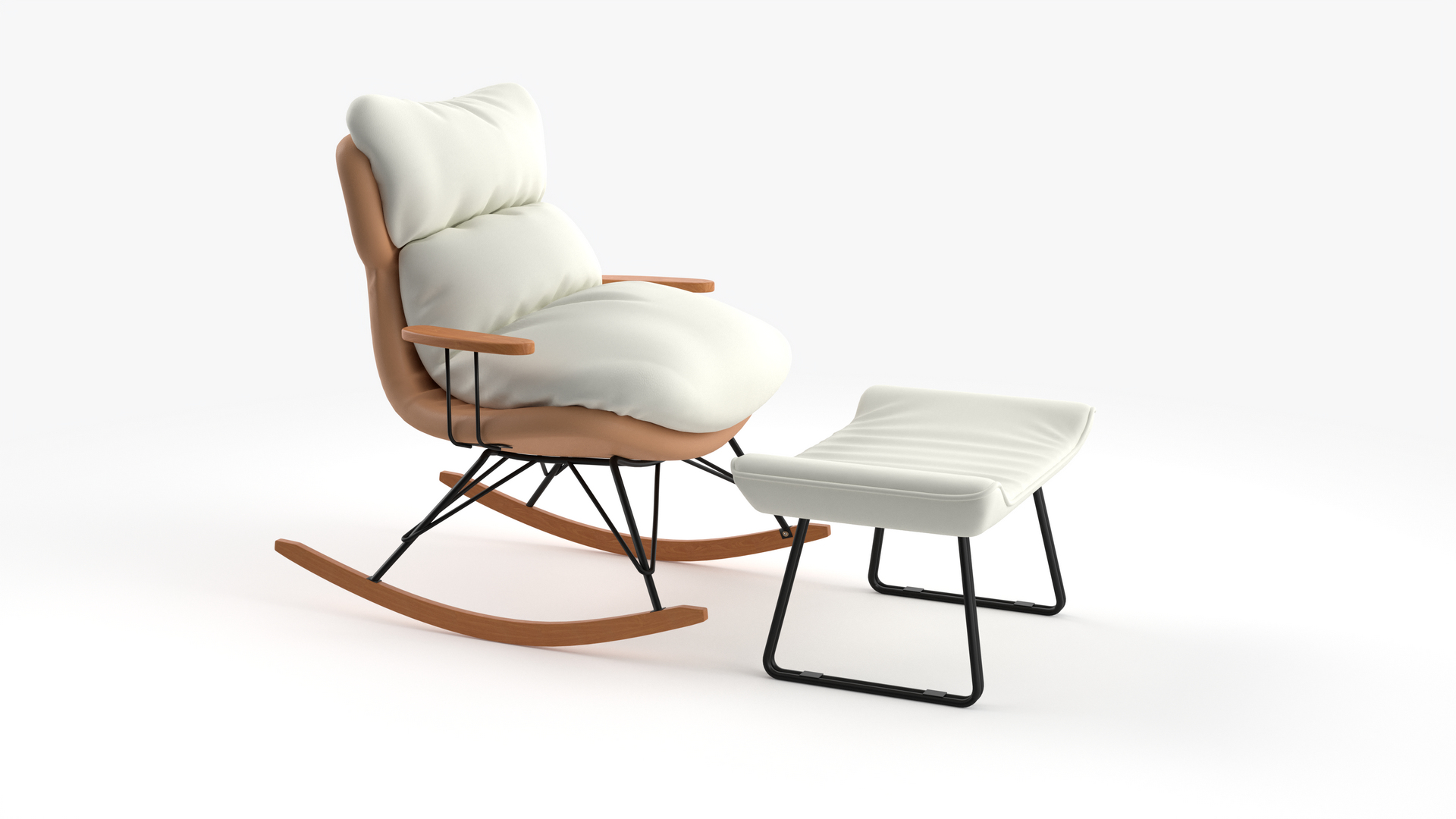 3D Rocking chair model - TurboSquid 1884664