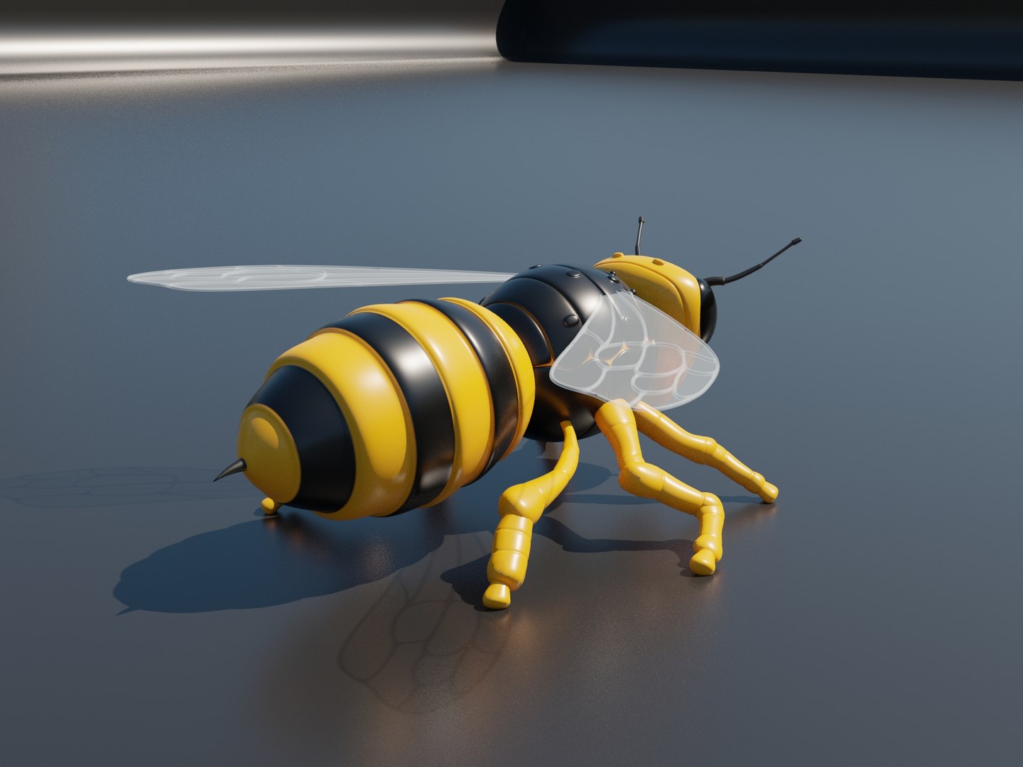 Bee Model - TurboSquid 1846022