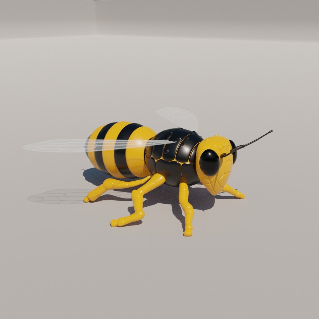 Bee Model - TurboSquid 1846022