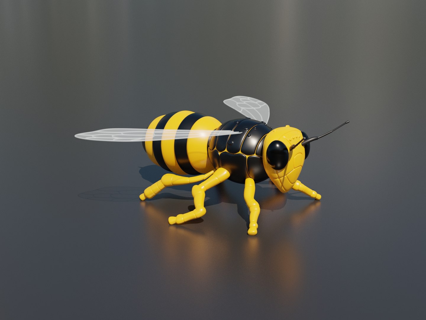 Bee Model - TurboSquid 1846022