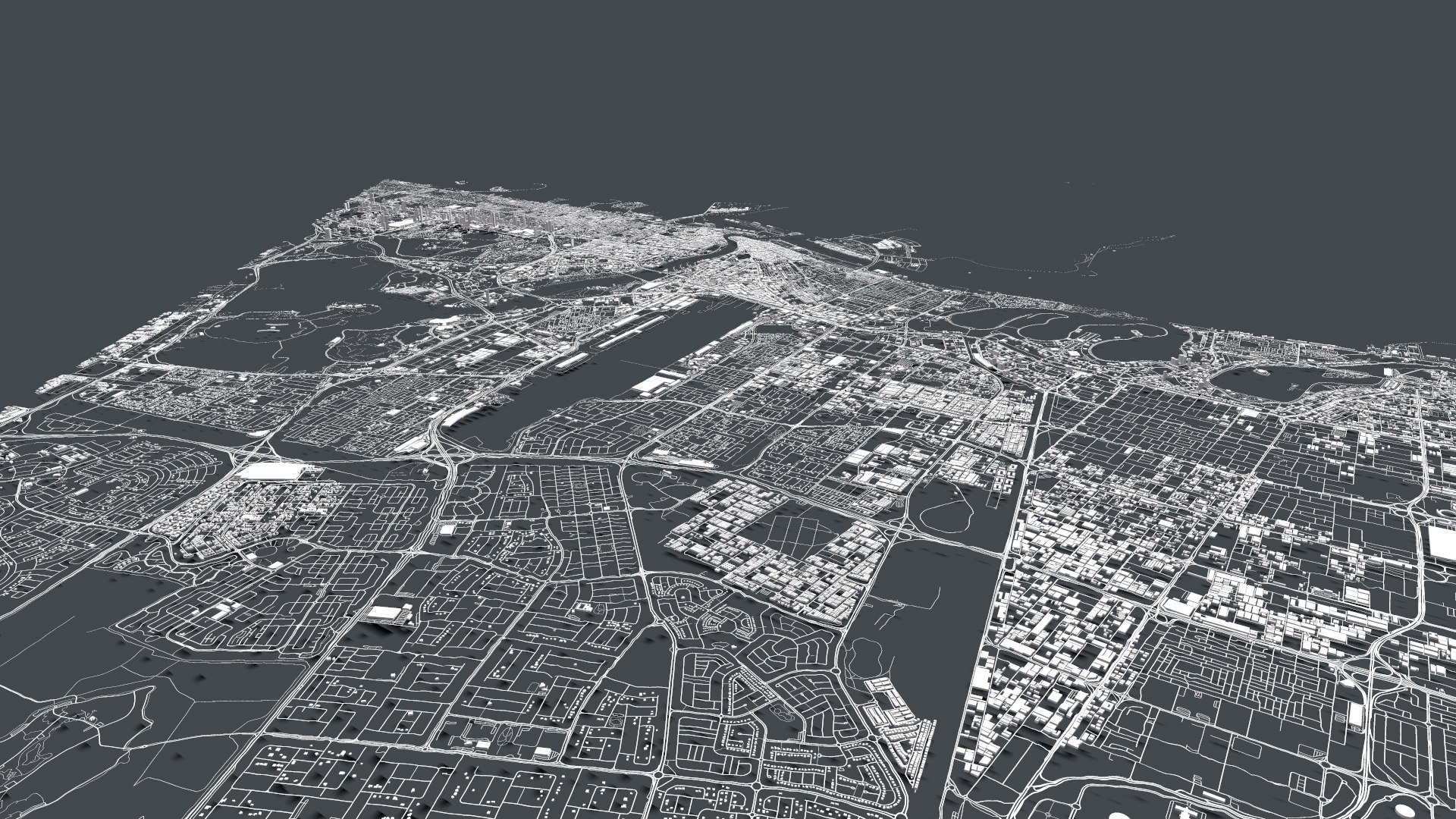 3D Cityscape Dubai United Arab Emirates Model - TurboSquid 1769547