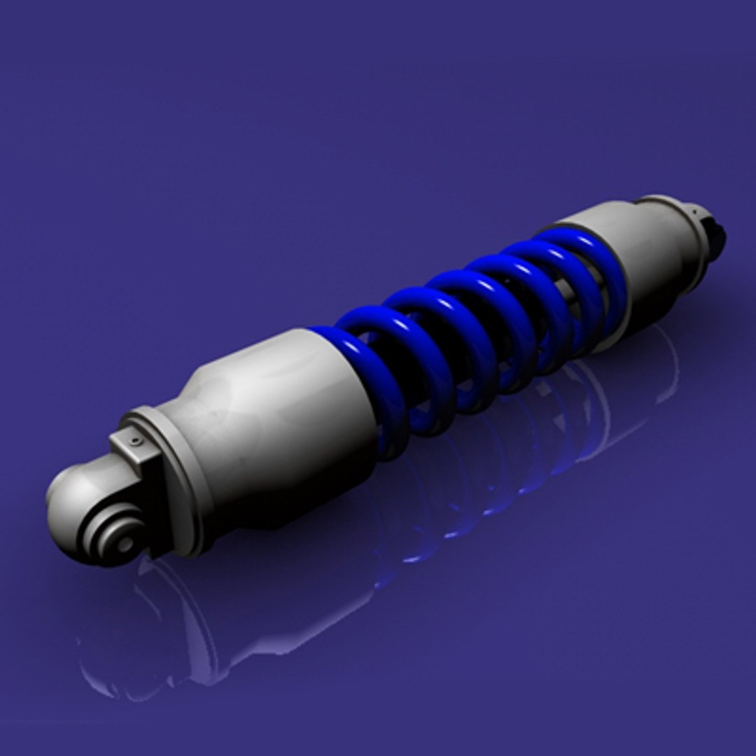 3d shock absorber model