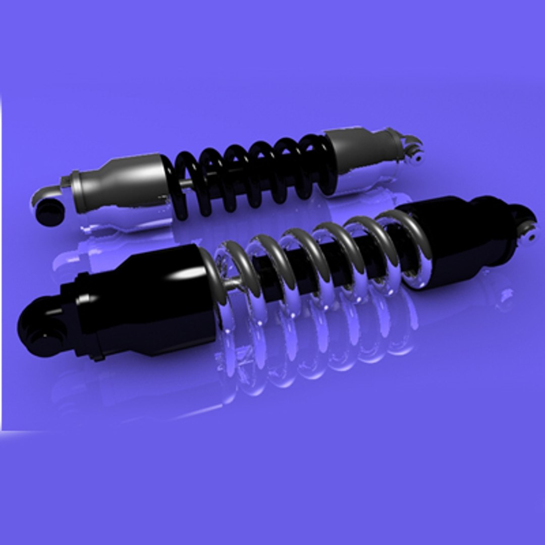 3d shock absorber model