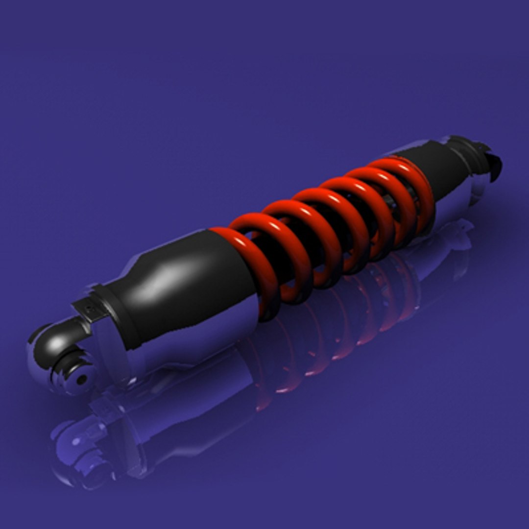 3d shock absorber model