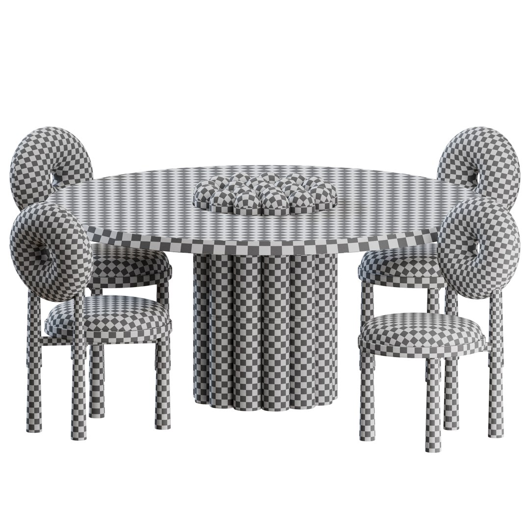 Baba Chair And RAKU-YAKI By Emmanuelle Simon 3D - TurboSquid 2179442