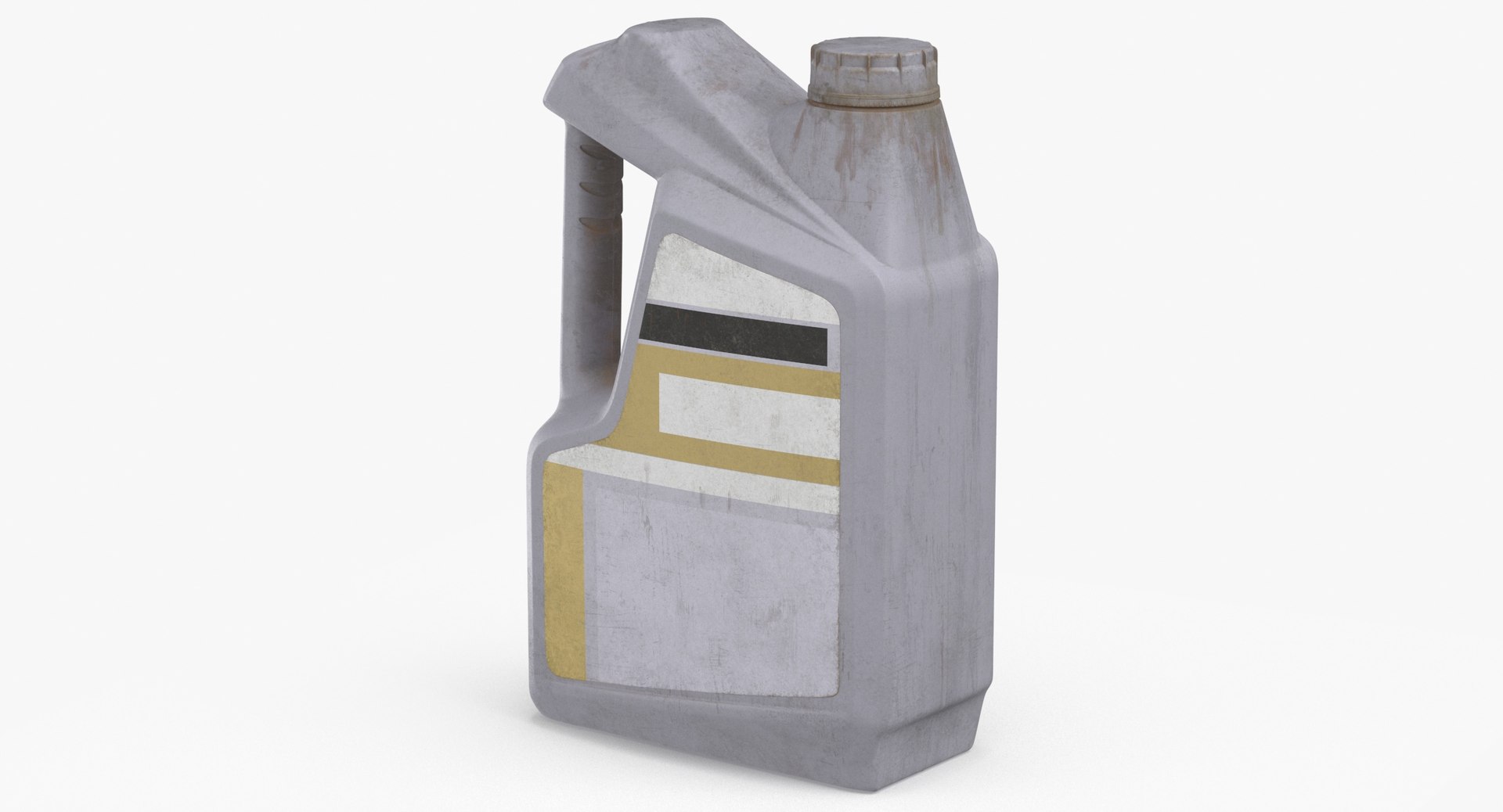 Automotive Fluids Type 02 Blank Generic Label Clean and Ditry 3D model ...