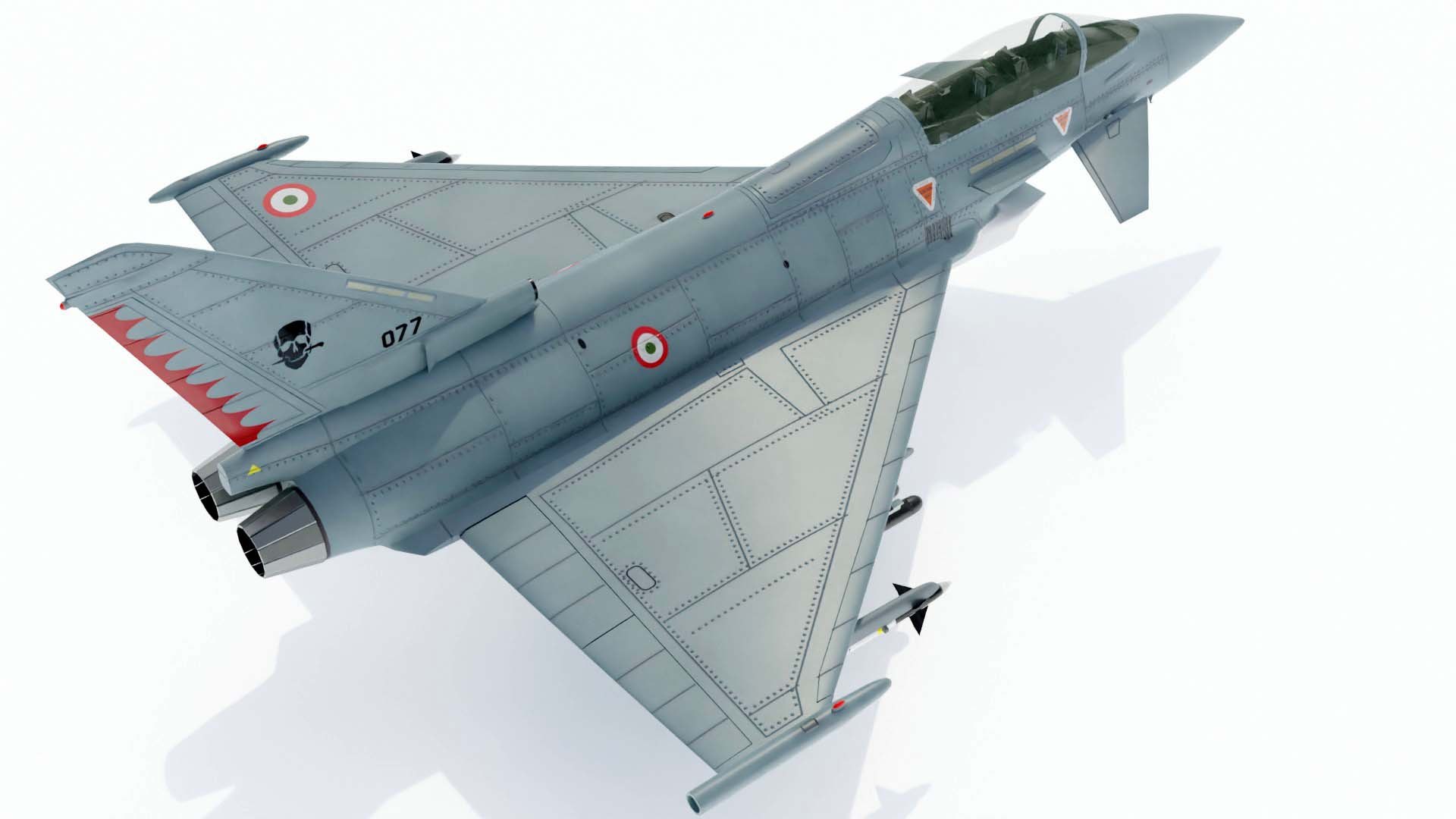 3d Eurofighter Typhoon Fighter 2000
