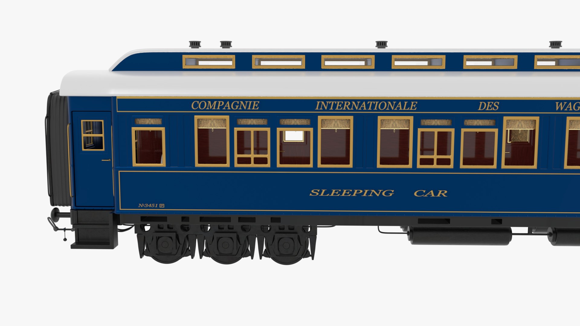 Sleeping Car Orient Express 3D - TurboSquid 1732034