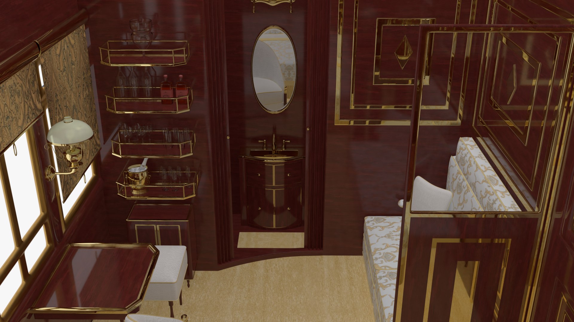 Sleeping Car Orient Express 3D - TurboSquid 1732034