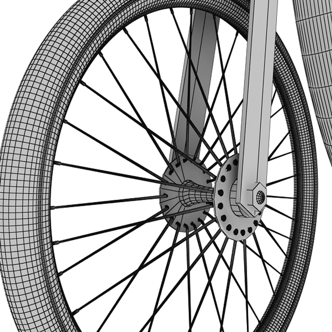 Penny Bike 3d Dxf