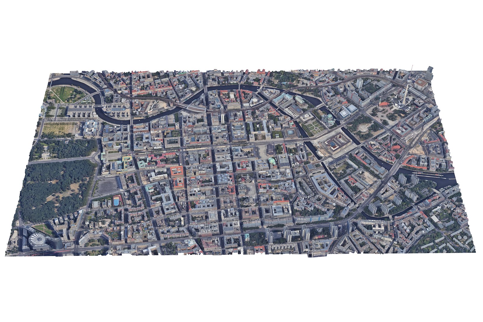 3D Model Berlin Downtown - TurboSquid 2132417
