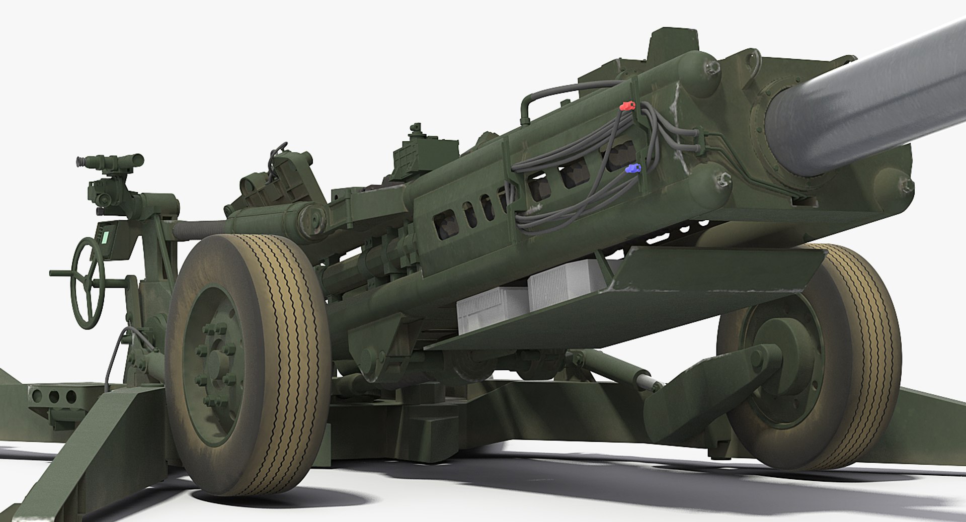 3D M777 Howitzer 155mm Battle - TurboSquid 1311939