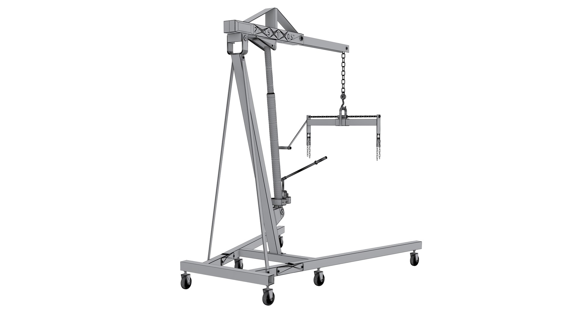 Engine Hoist 3D Model - TurboSquid 2278424