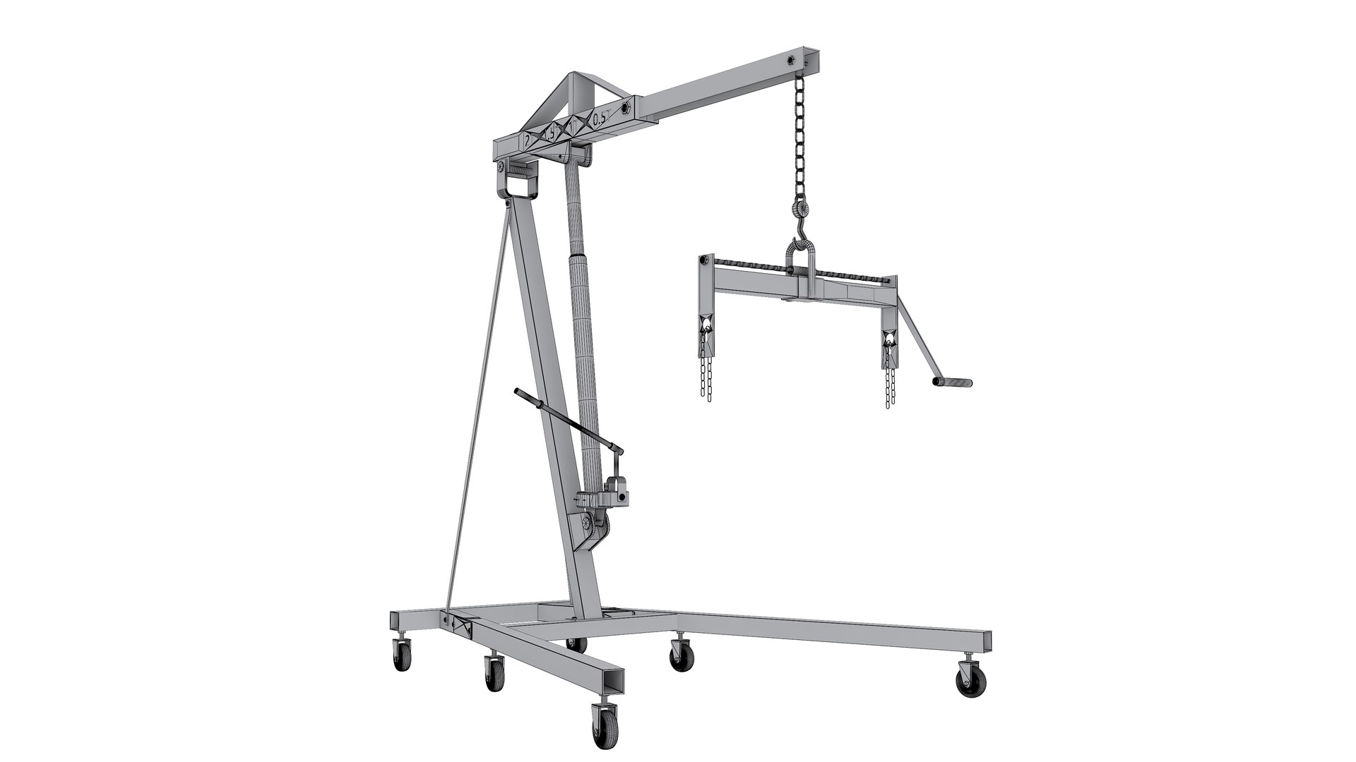 Engine Hoist 3D Model - TurboSquid 2278424