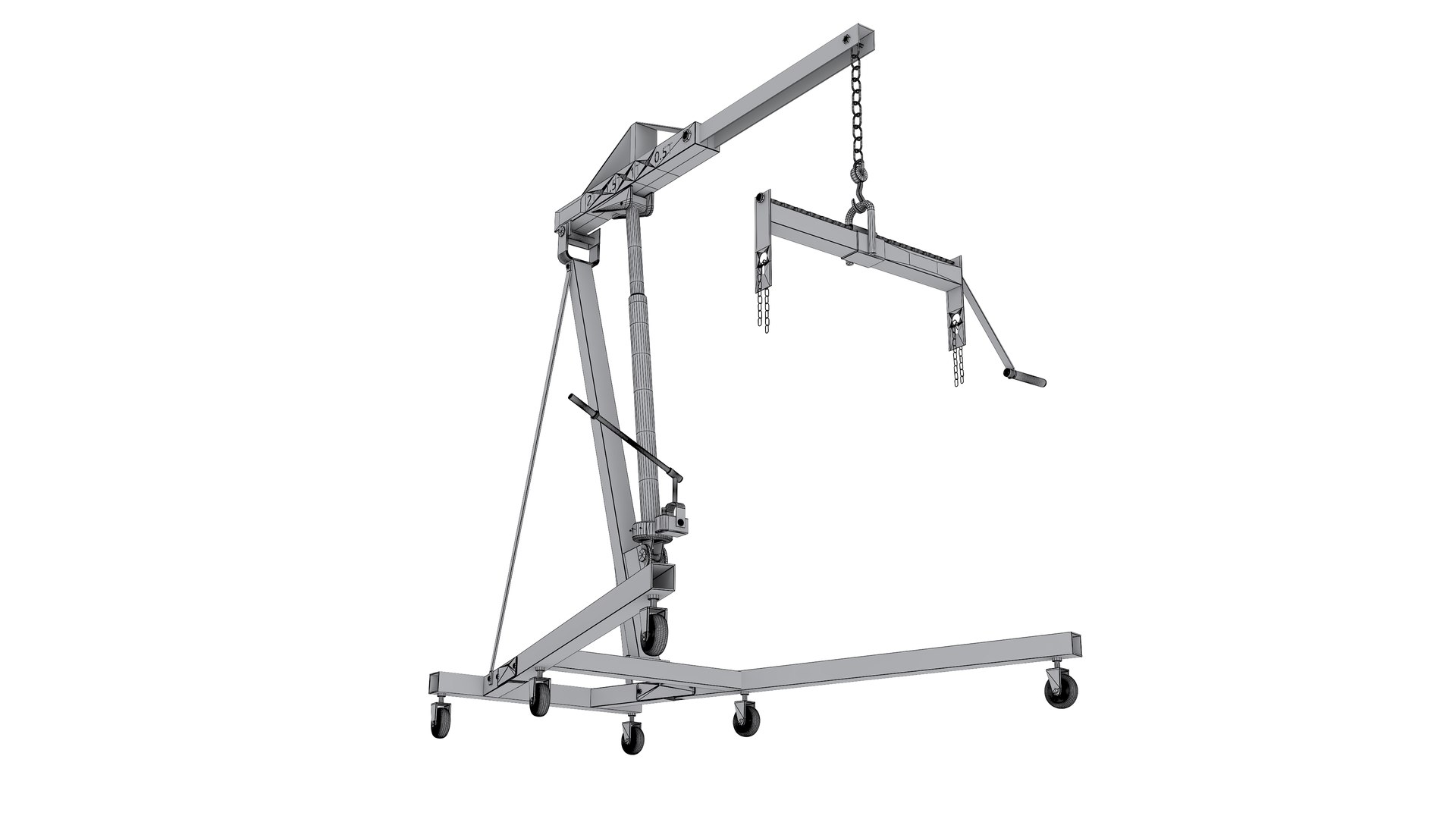 Engine Hoist 3D Model - TurboSquid 2278424