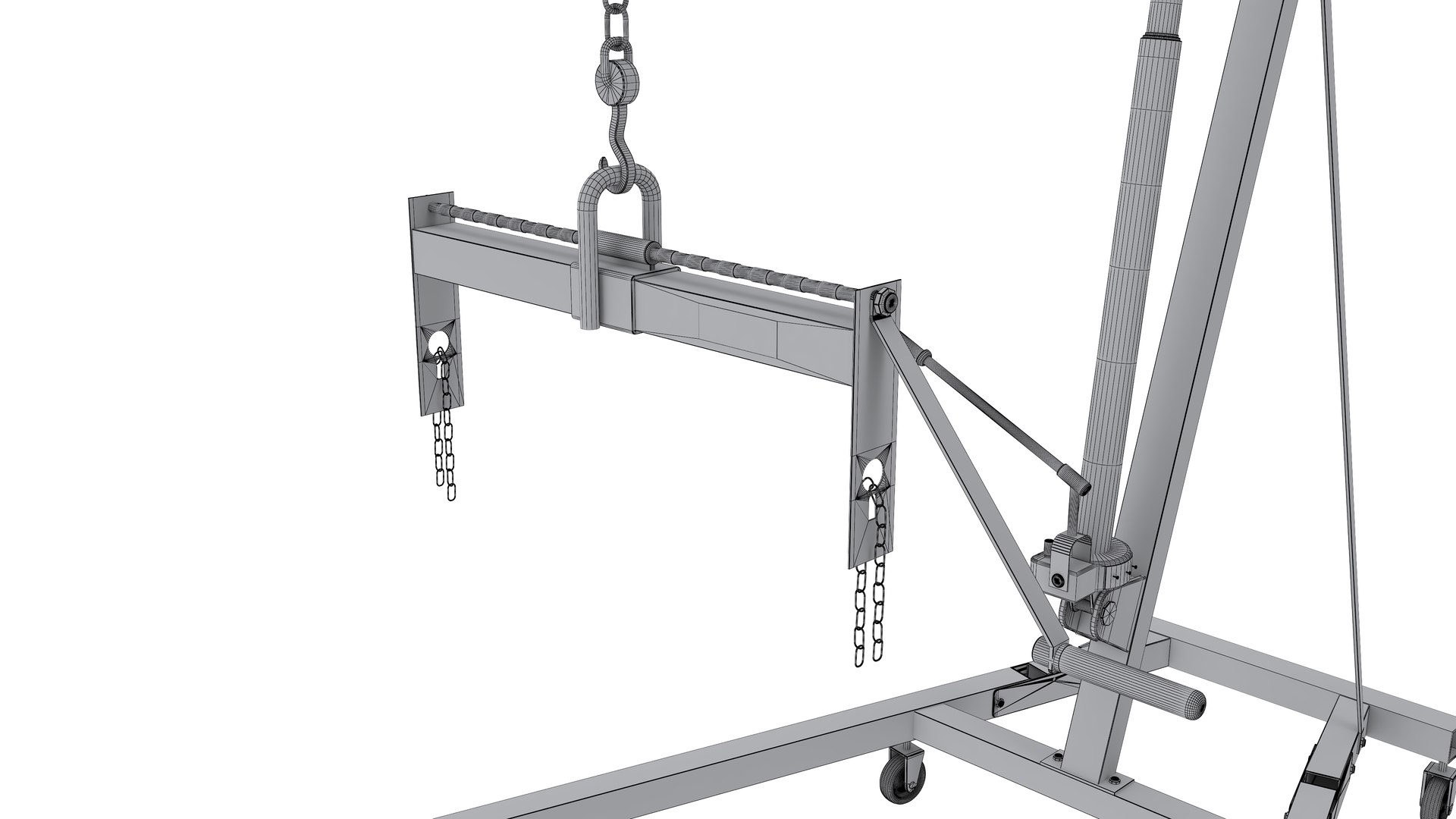 Engine Hoist 3D Model - TurboSquid 2278424