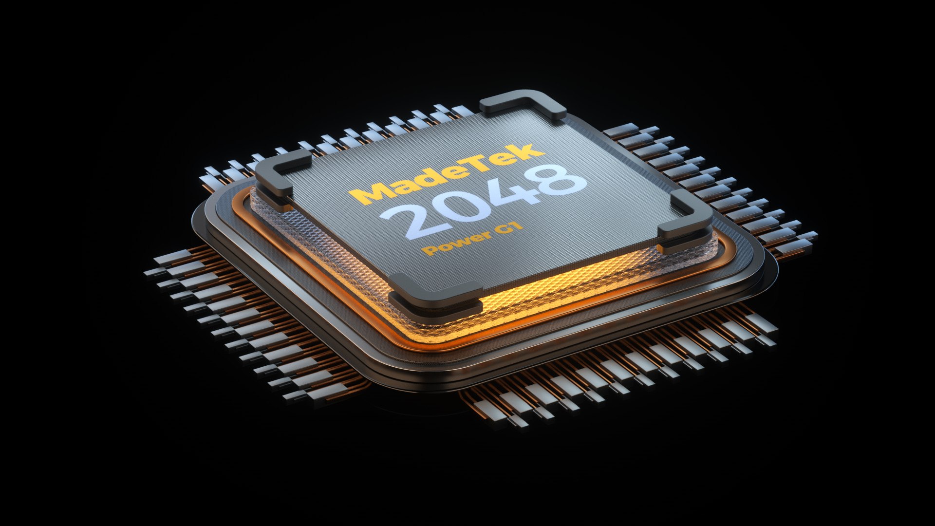 Electron CPU technology chip microchip module 3D - TurboSquid 2142529