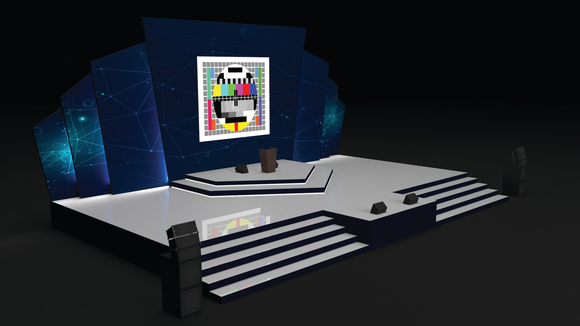 Event Stage Design 3D - TurboSquid 2038013