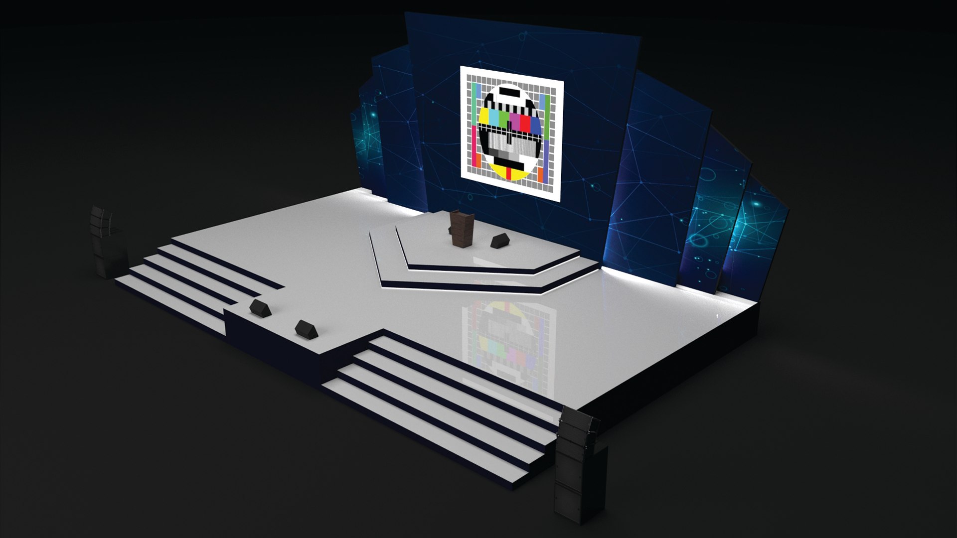 Event Stage Design 3D - TurboSquid 2038013