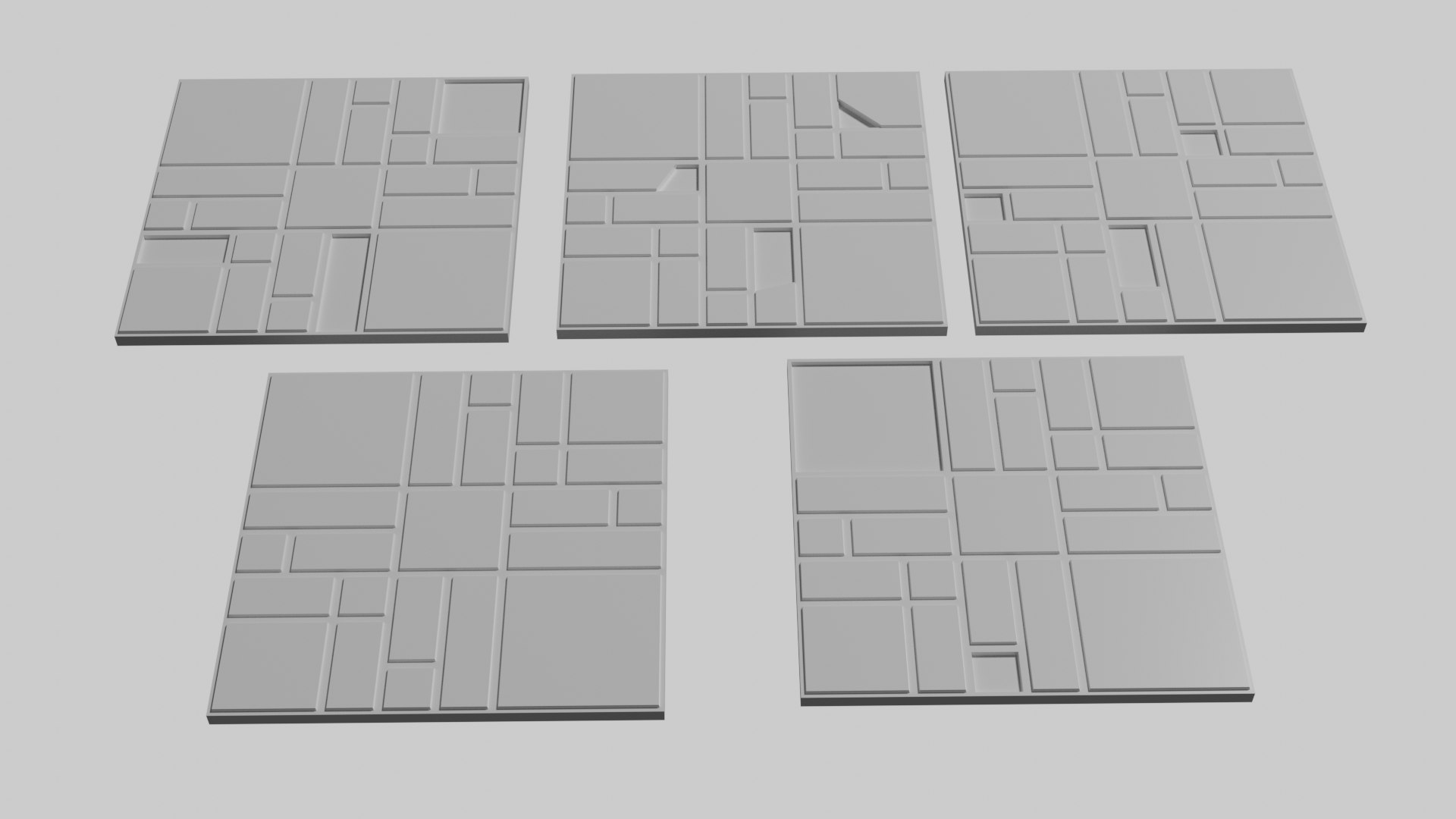 3D model inch floor tile - TurboSquid 1502995