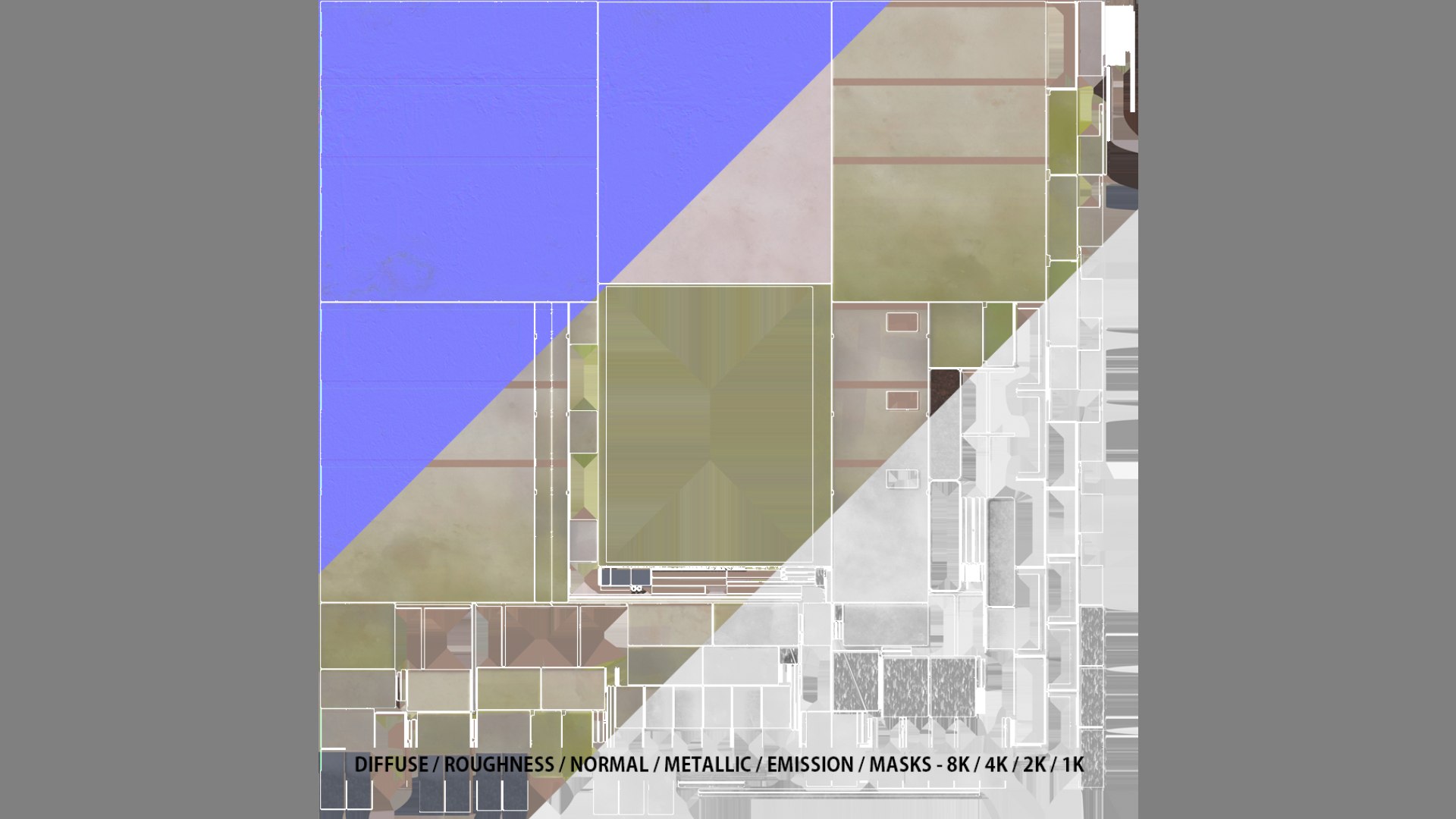 Semi Stylized Building - Texture Sets FBX Cinema 4D Octane Project 3D ...