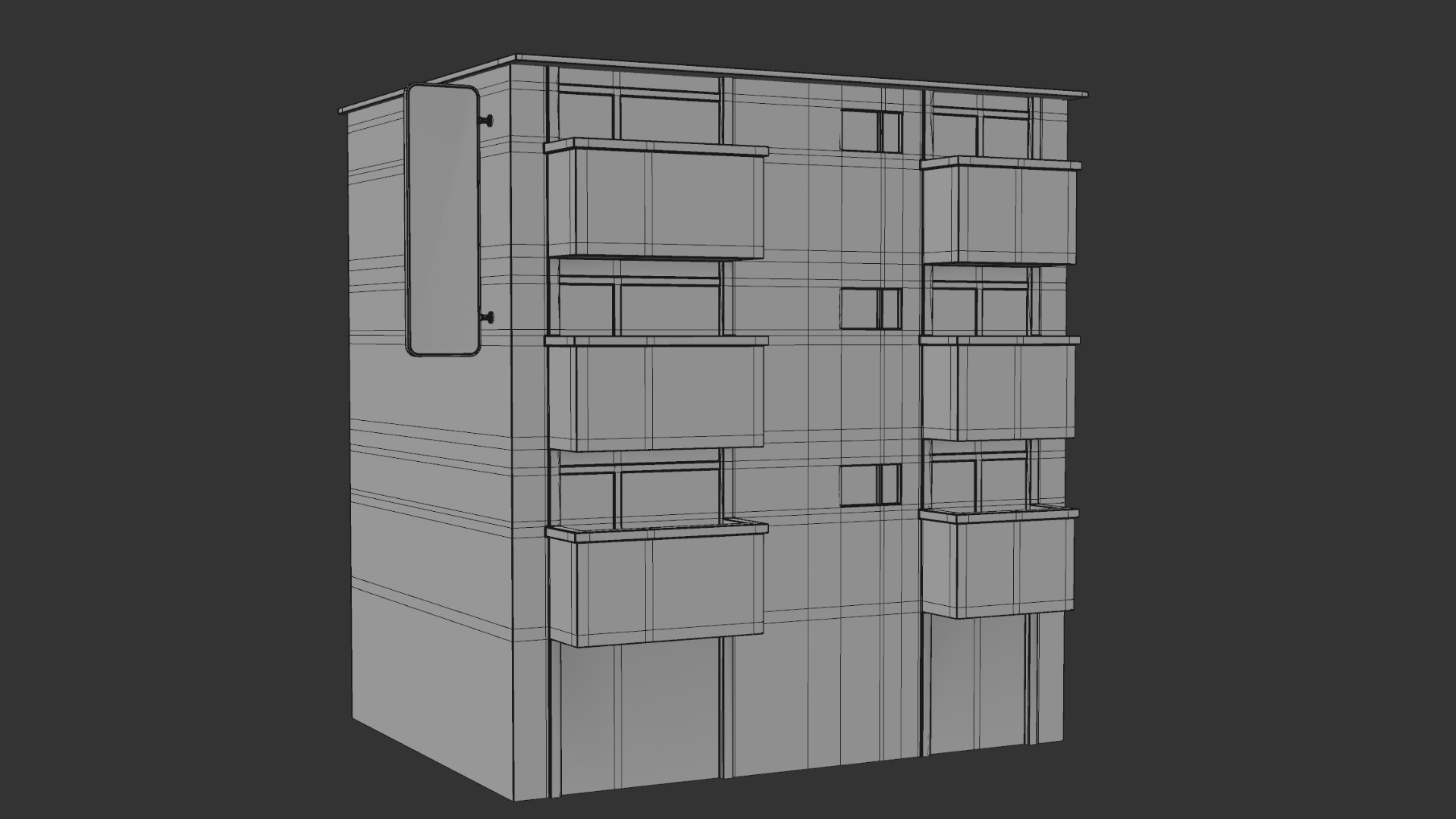 Semi Stylized Building - Texture Sets FBX Cinema 4D Octane Project 3D ...