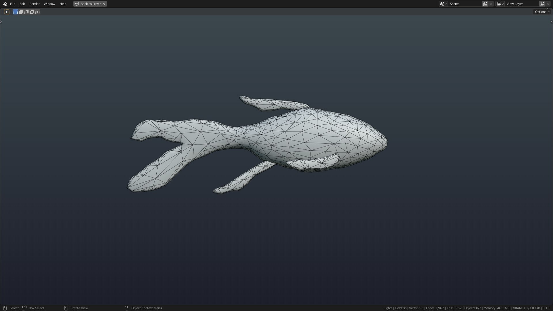 Low Poly Goldfish Rigged With Realistic Texture 3D Model - TurboSquid ...