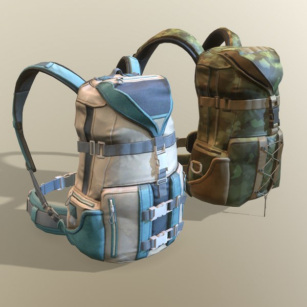 3D model Stalker backpack Low-poly - TurboSquid 1838966