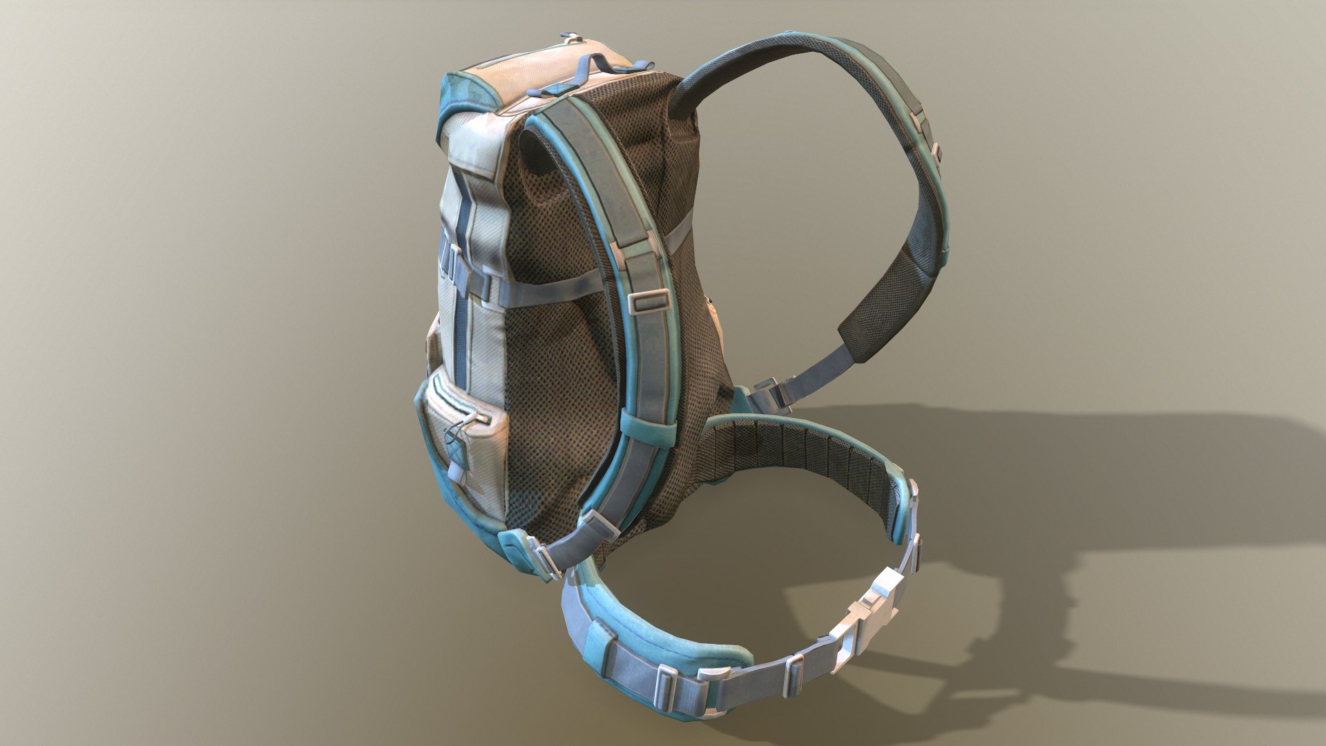 2 Travel Backpacks Low-poly 3D Model Model - TurboSquid 1843469