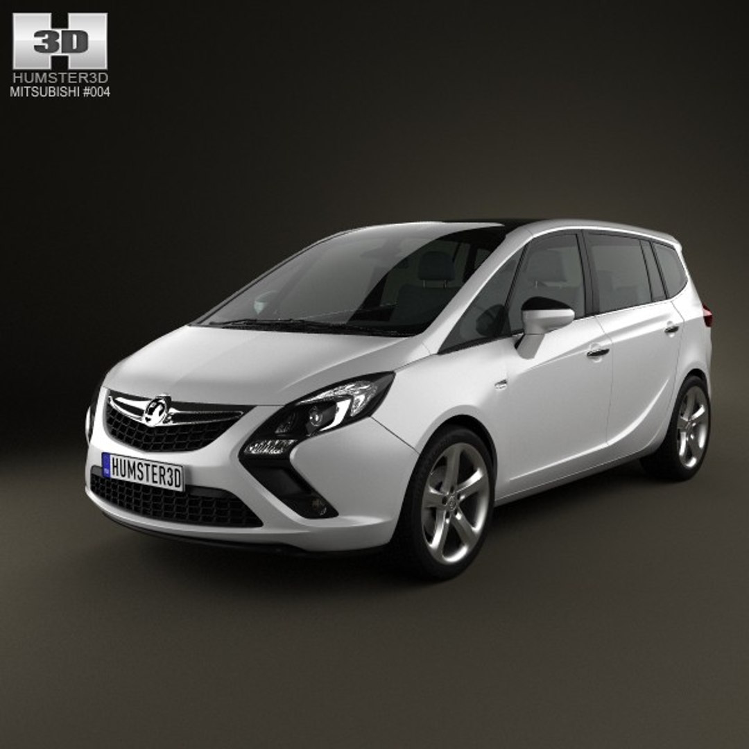 vauxhall zafira tourer 3d model