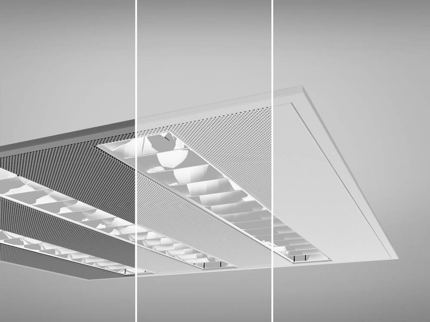 Raster Lamps Office Light Set 3d 3ds