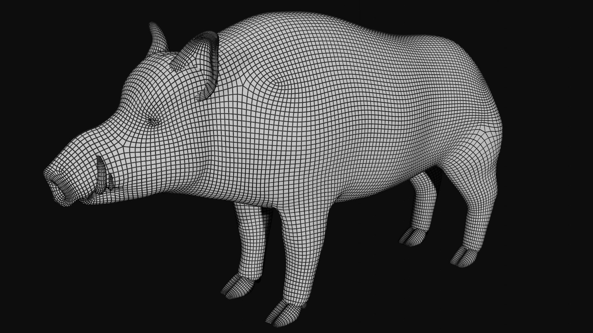 Fully Rigged Boar 3D Model - TurboSquid 1746639