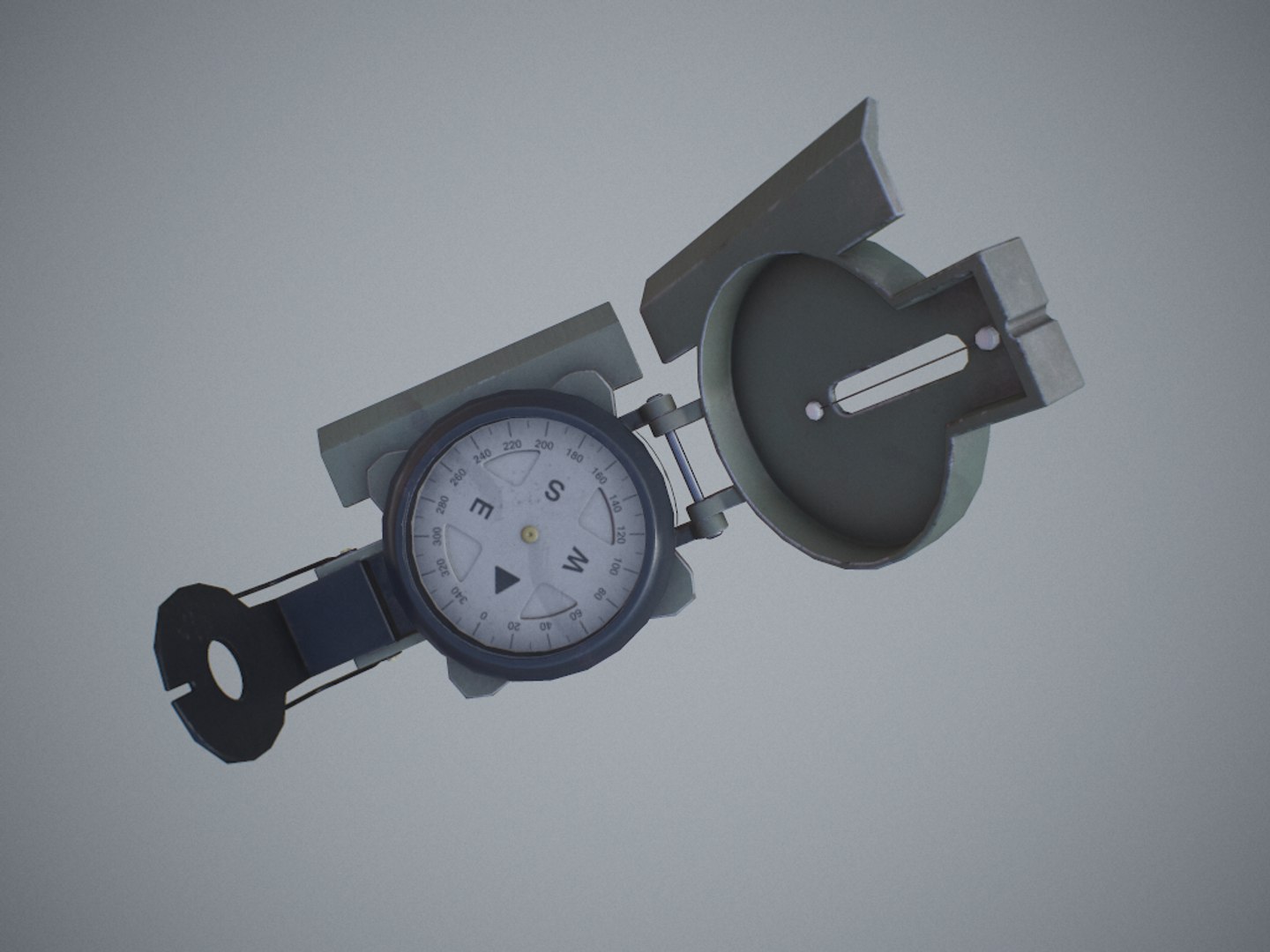 Military Compass 3D Model - TurboSquid 1270468