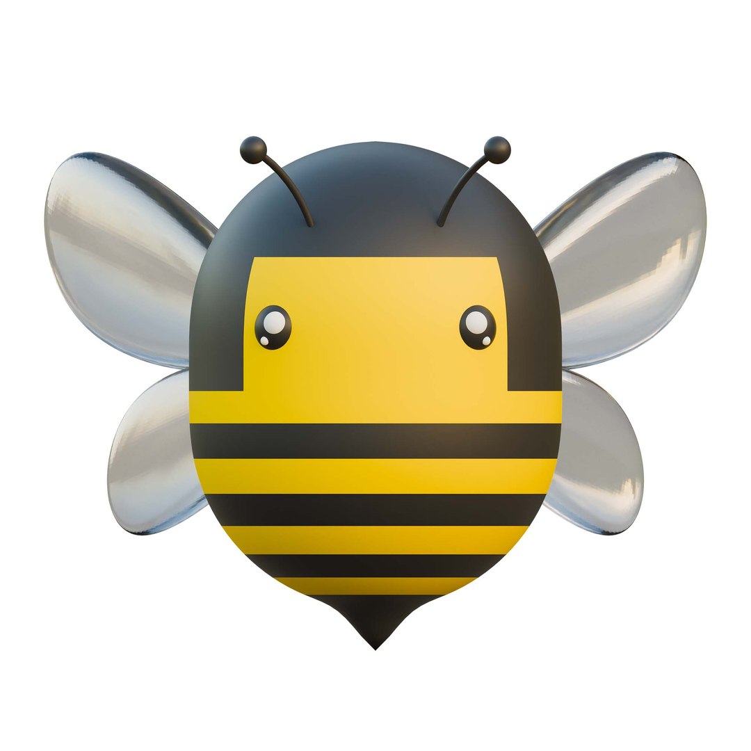 Spring Bee 3D Design Element Model - TurboSquid 2340261