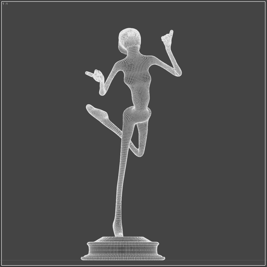 Woman dancing 3D model - TurboSquid 1504923