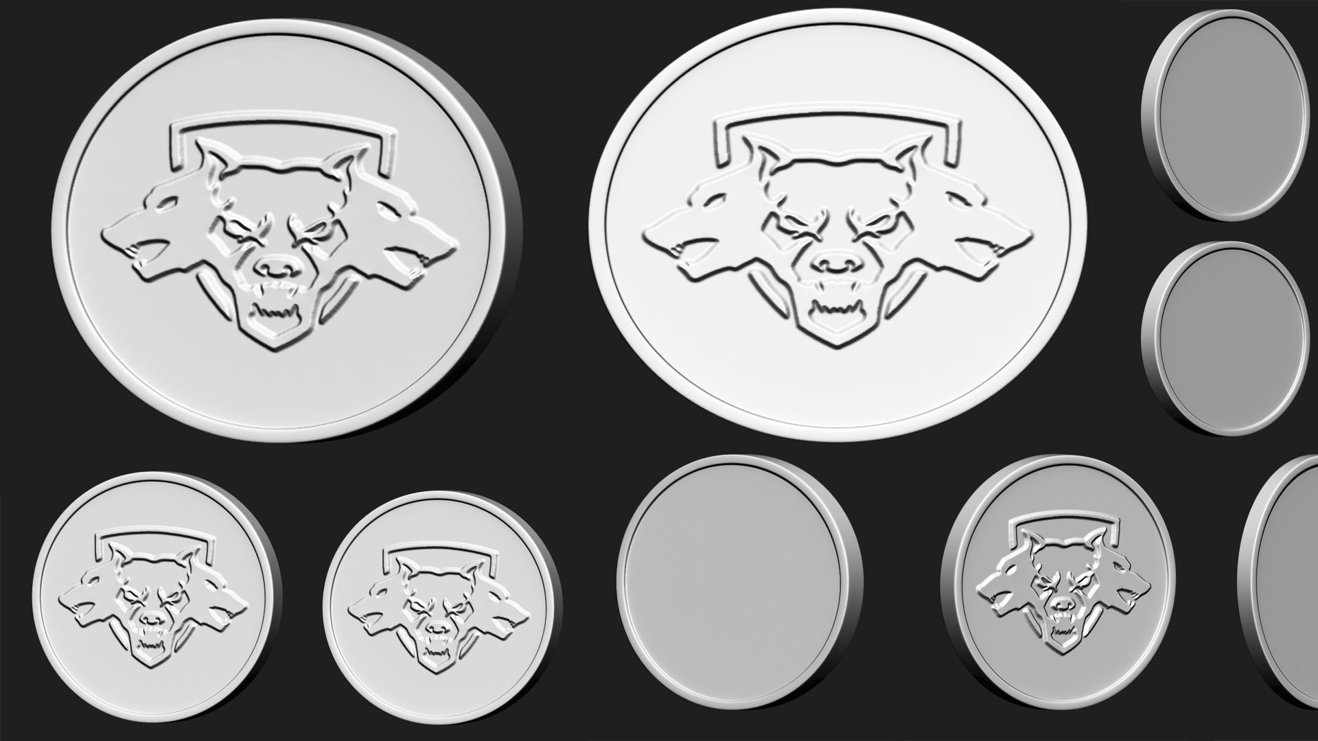 3D Call Of Duty Black Ops 6 Logo Coins - TurboSquid 2316766