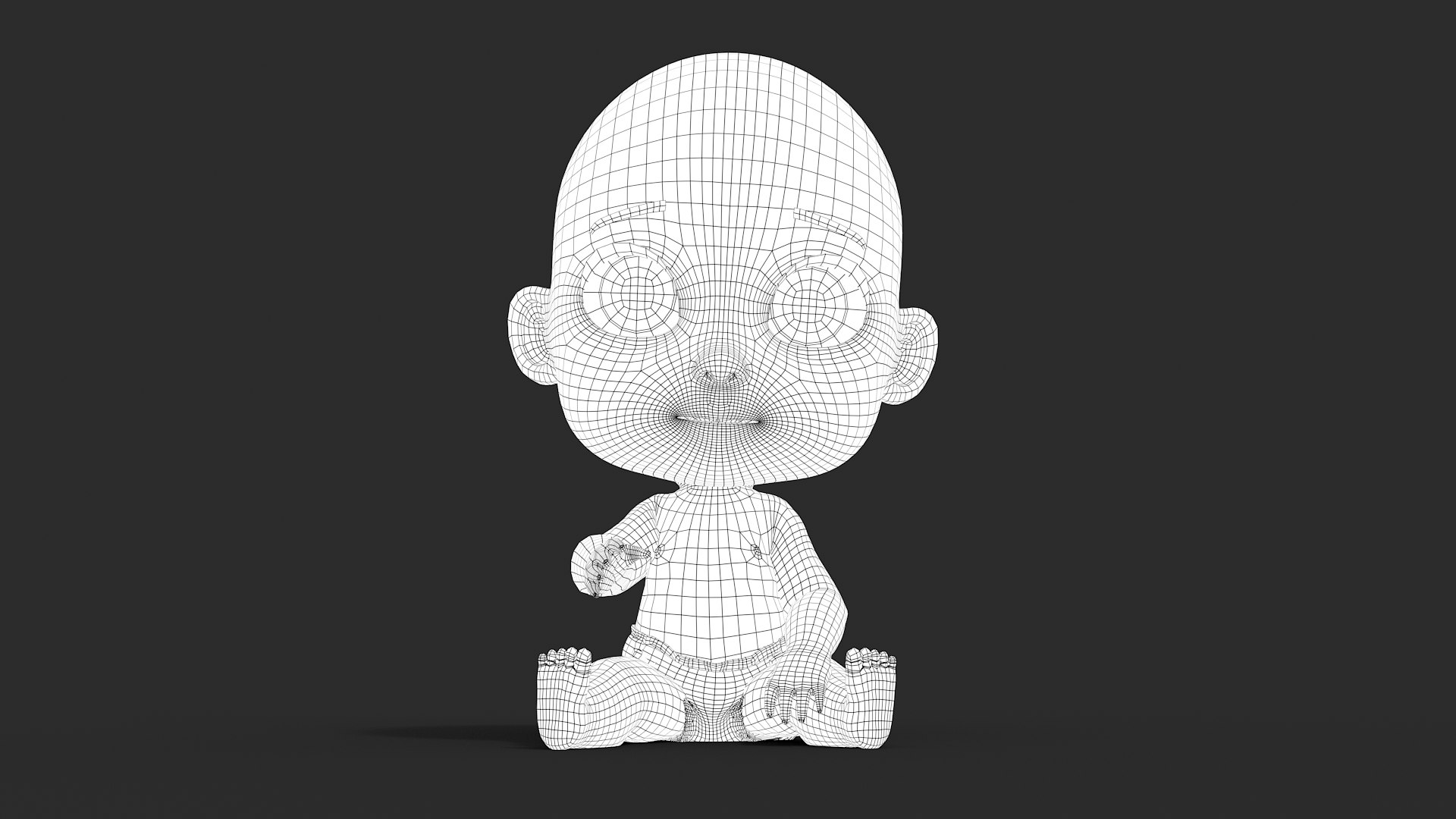 3D Cartoon Baby - Rigged - TurboSquid 1719360