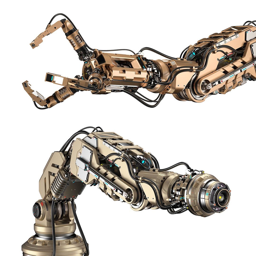Robotic Arm Collection 2 In 1 3D Model - TurboSquid 2426532