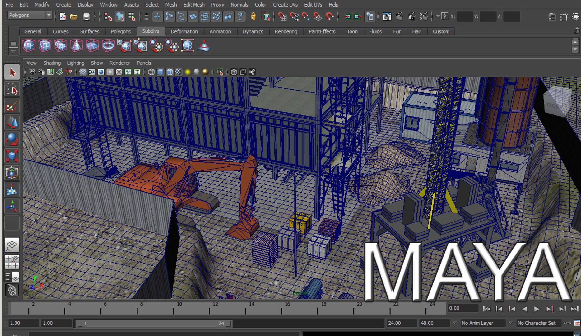 Construction Complex 3d Model