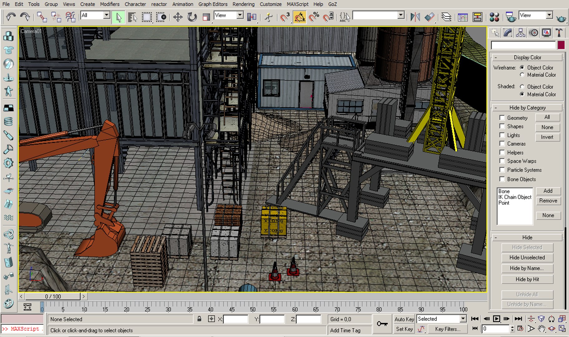 Construction Complex 3d Model