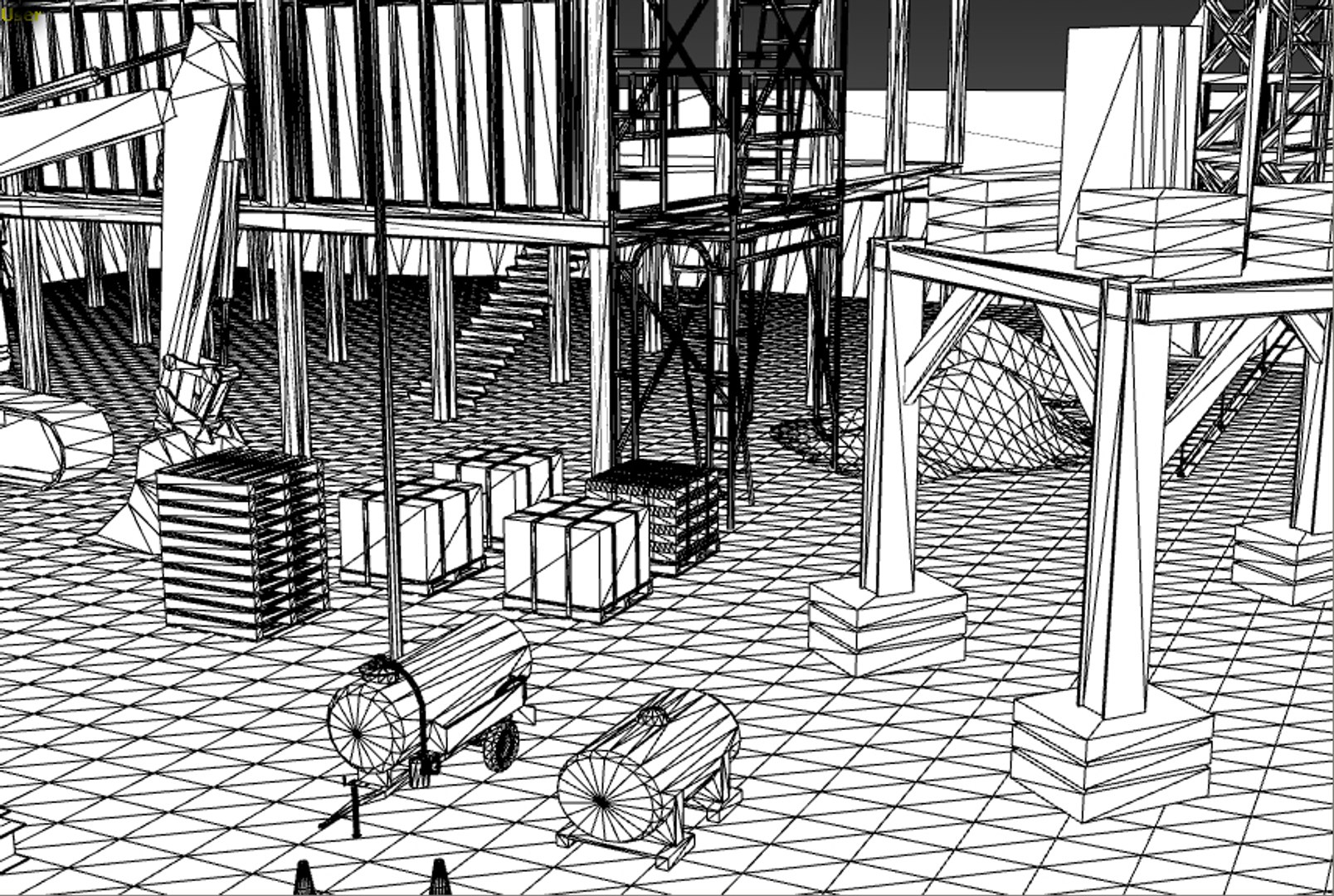 Construction Complex 3d Model