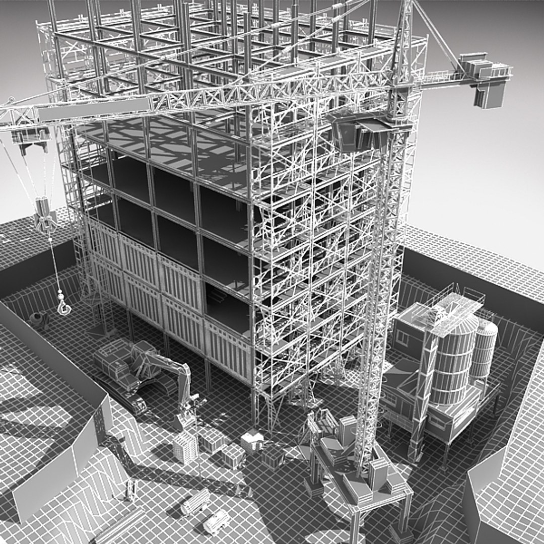 Construction Complex 3d Model