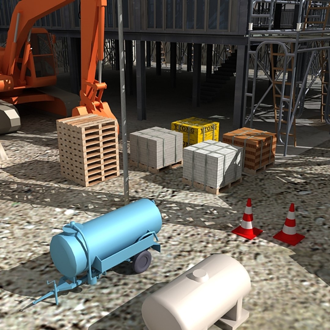 Construction Complex 3d Model