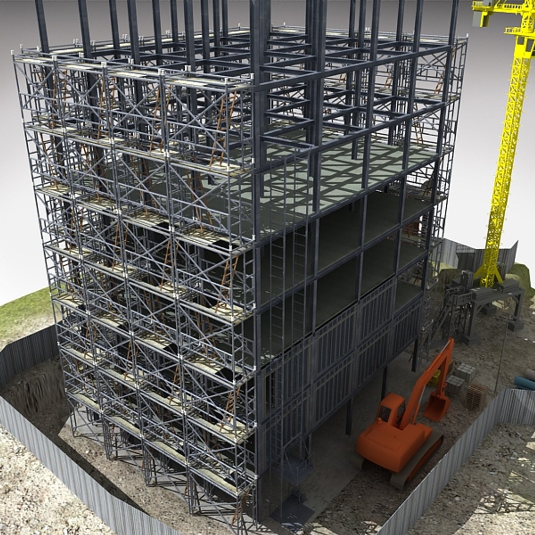 Construction Complex 3d Model