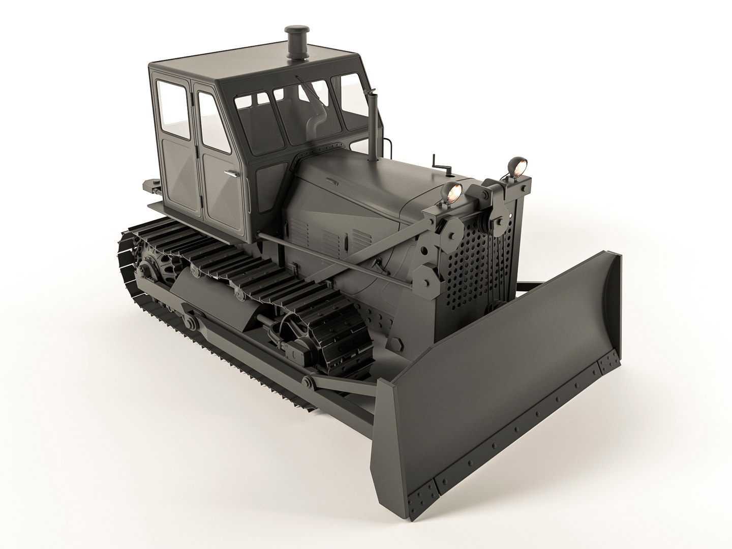 Tractor Soviet 3D Model - TurboSquid 1713261