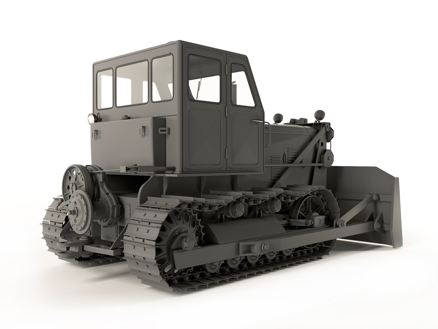 Tractor Soviet 3D Model - TurboSquid 1713261