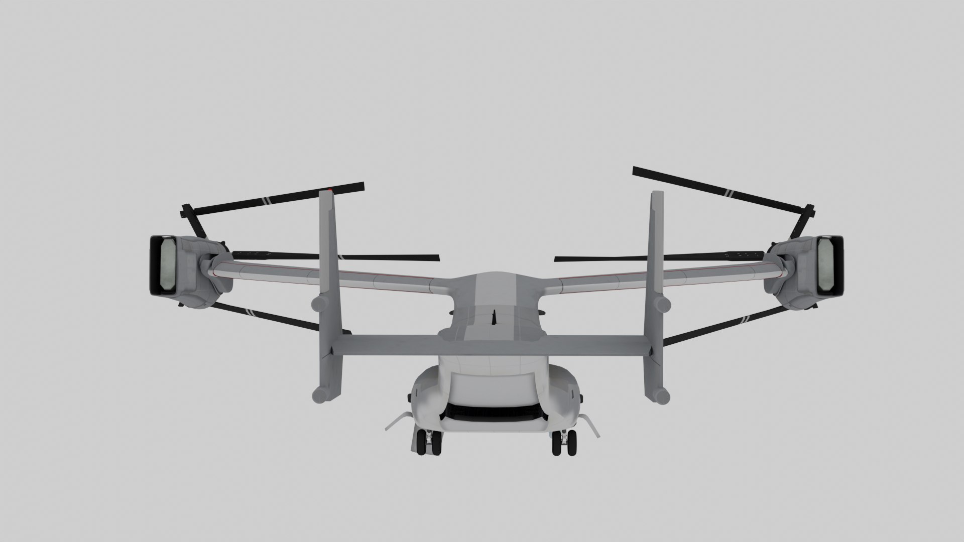 3D Bell Boeing V-22 Osprey Rigged Animated Tiltrotor Aircraft 3D Model ...