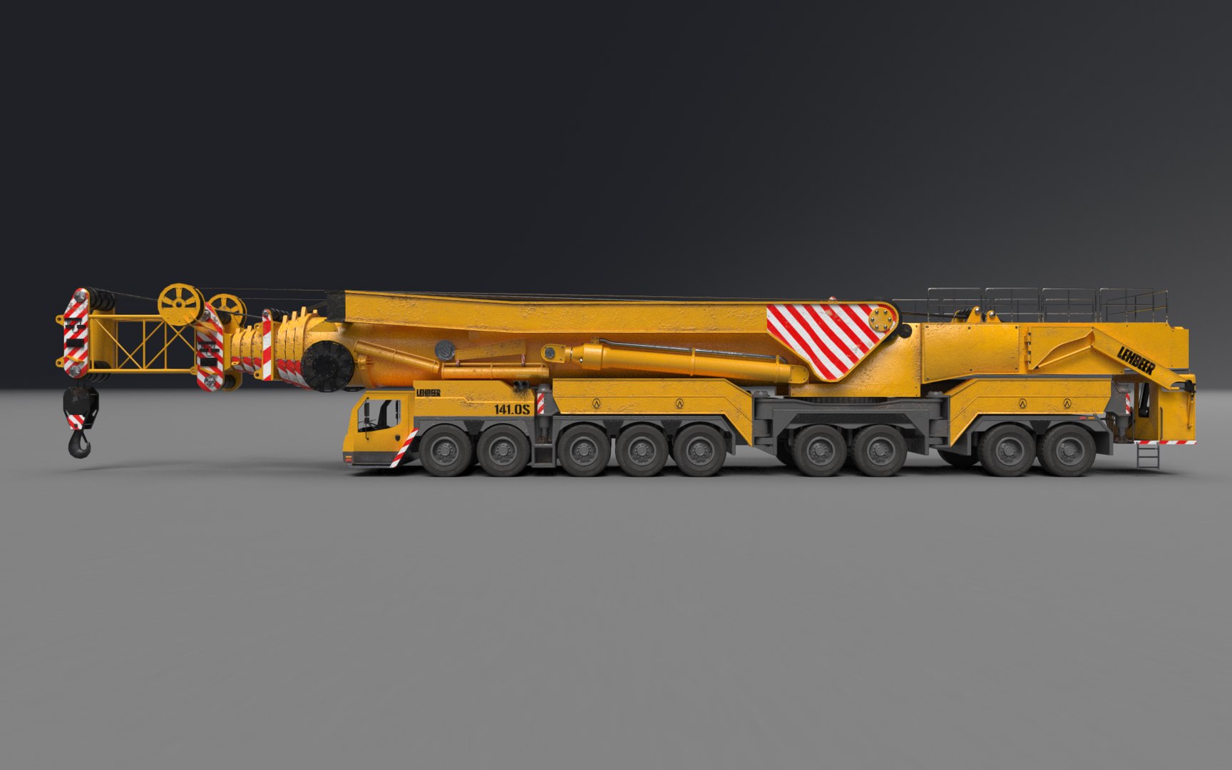 3d Liebherr Ltm 11200 Model