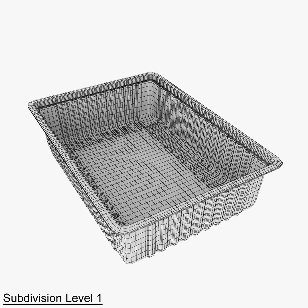 Plastic Container 2 3D - TurboSquid 1382413