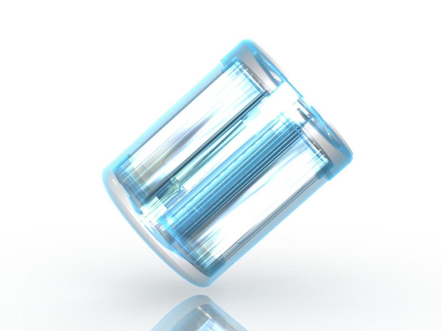 car oil filter parts animation 3d model